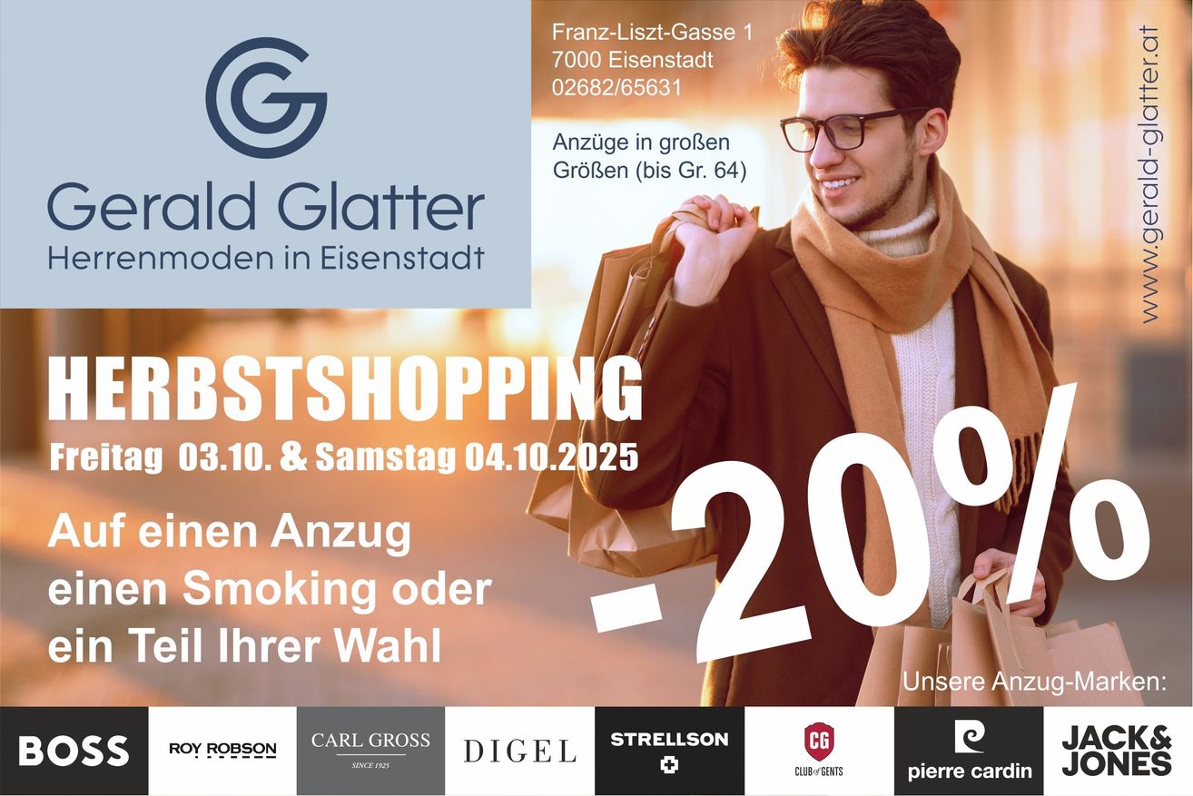 Beitrag von Gerald Glatter Herrenmoden | CITIES