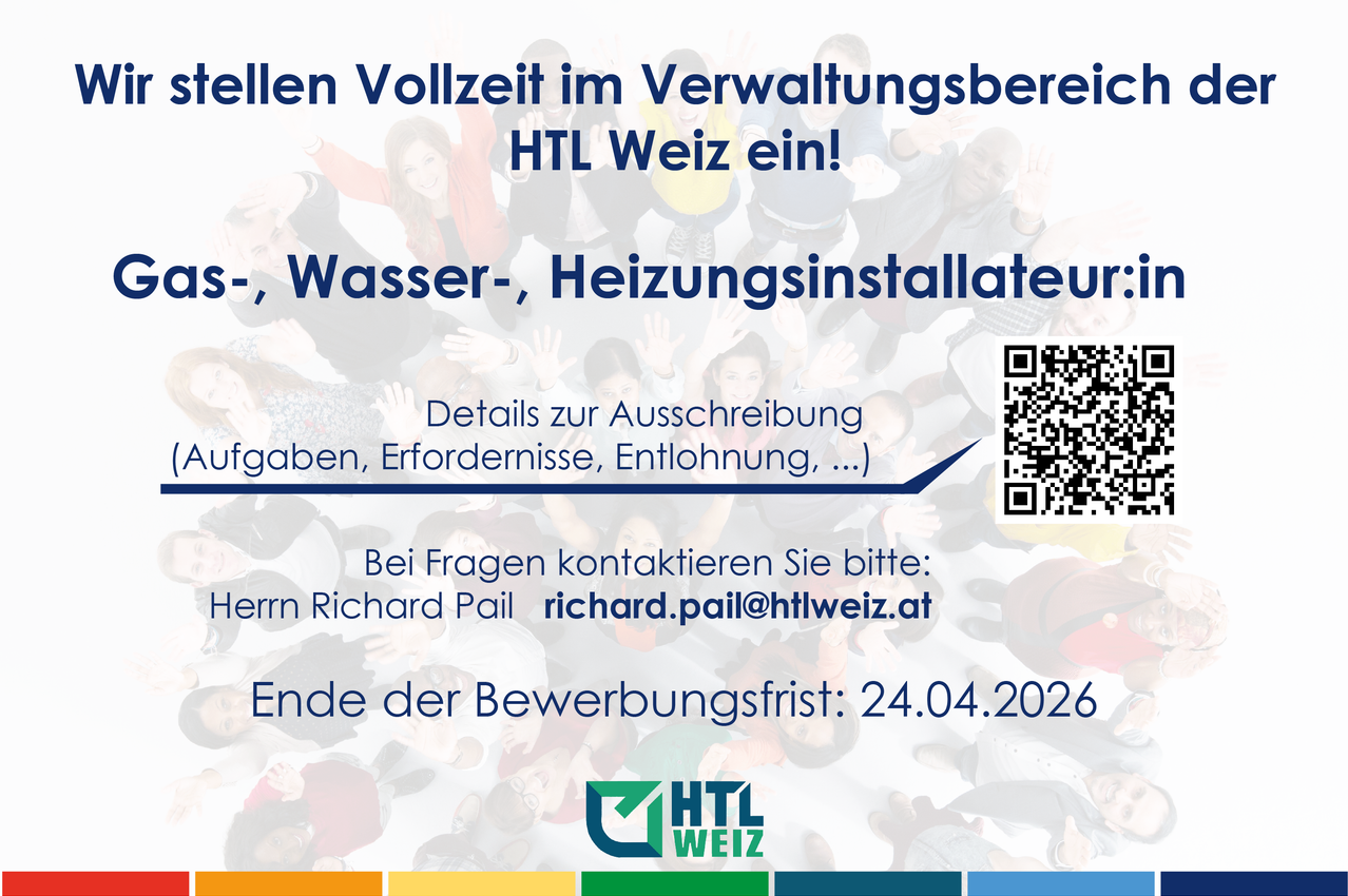 Join full-time in the administrative area of HTL Weiz! Details for ...